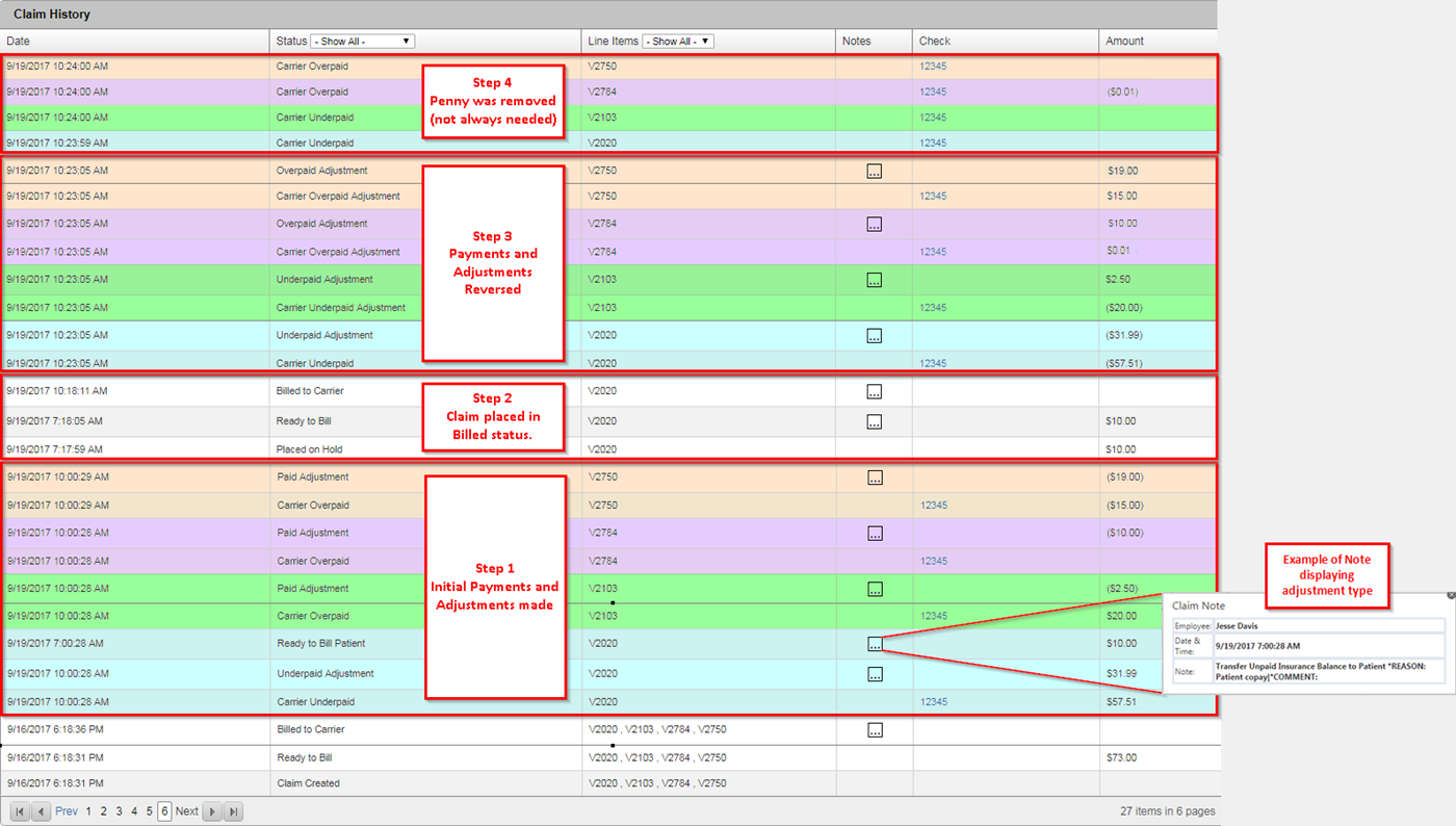 EPM - Deleting Applied Insurance Payments from Insurance Checks in ...