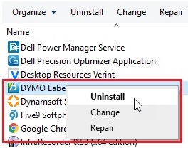 Using a Dymo LabelWriter 450 or 550 with OfficeMate.